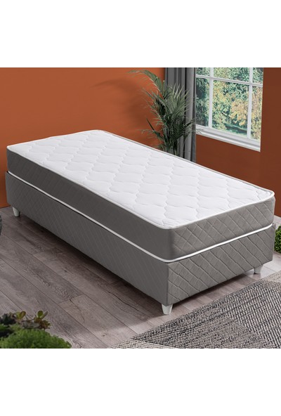 Cesur Yaylı Yatak, Letto Tek Kişilik Yatak, Gri Cesur Yaylı Yatak, Letto Tek Kişilik Yatak, Gri