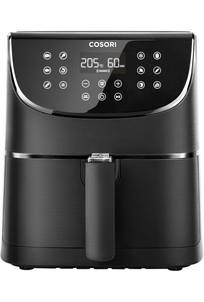 Cosori Pro 5.5 lt Hazır Programlı 1700W Dokunmatik Panelli Yağsız Airfryer Fritöz -Siyah Cosori Pro 5.5 lt Hazır Programlı 1700W Dokunmatik Panelli Yağsız Airfryer Fritöz -Siyah