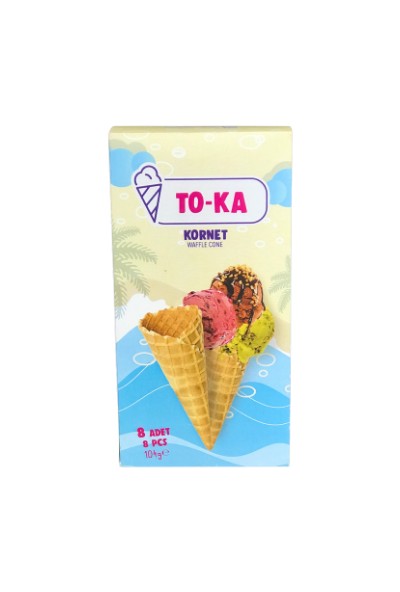 Tosun kardeşler To-Ka Kornet Külah 8 Adet