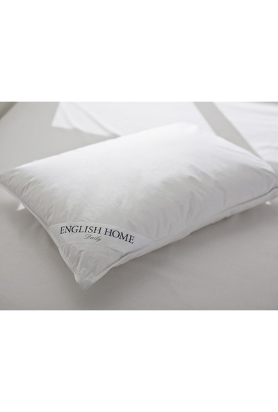 English Home Winter Kaz Tüyü Yastık 50 x 70 cm Beyaz