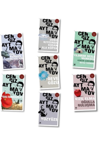 Cengiz Aytmatov 7 Kitap (Dişi Kurdun Rüyaları - Deve Gözü - Kızıl Elma - Sultan Murat - Yüzyüze +2)