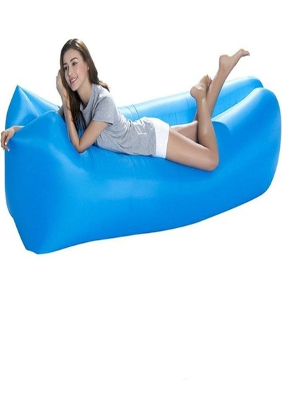 Figiza Şişme Şezlong Deniz Yatağı Kamp Plaj Koltuğu Şişme Armut (Mavi) Figiza Şişme Şezlong Deniz Yatağı Kamp Plaj Koltuğu Şişme Armut (Mavi)