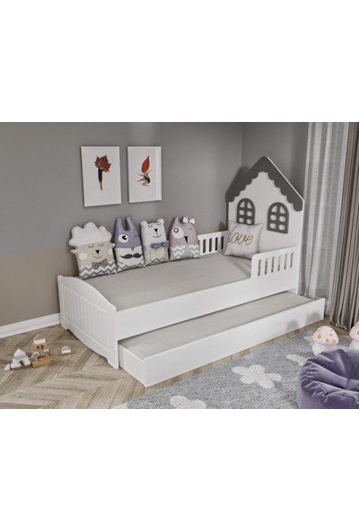 Yoyko Lovely Montesori Yavrulu Çocuk Karyolası ANTRASIT(90X190CM) Yoyko Lovely Montesori Yavrulu Çocuk Karyolası ANTRASIT(90X190CM)