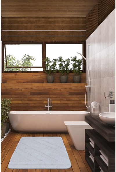 Iva Home Collections Bonnie Tufting Pamuklu Vizon Banyo Halısı ( 70 x 120 ) Iva Home Collections Bonnie Tufting Pamuklu Vizon Banyo Halısı ( 70 x 120 )