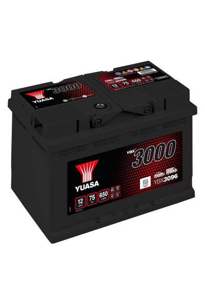 Yuasa 12V 75 Amper YBX3000 Yuasa 12V 75 Amper YBX3000