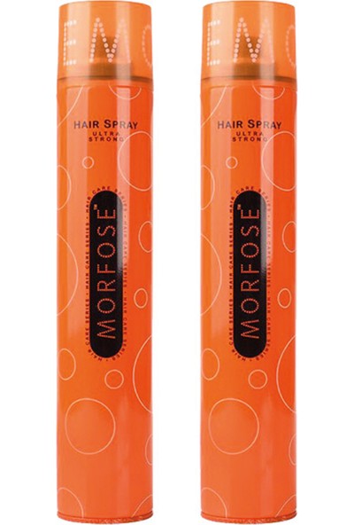 Morfose Turuncu Saç Spreyi 400 ml x 2