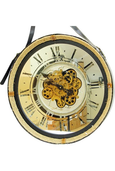 Hareketli Çarklı Duvar Saati