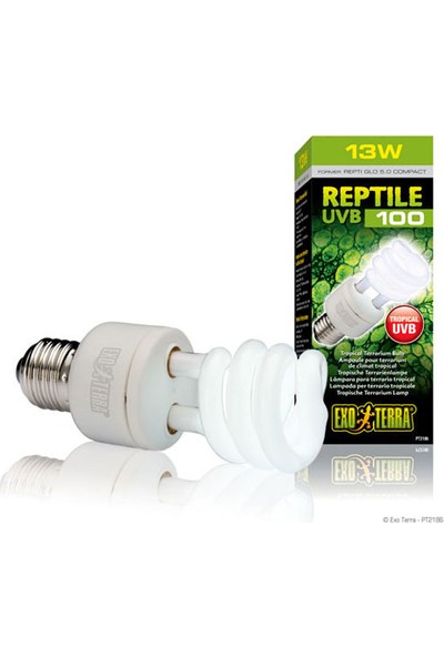 Exo Terra Reptile Tropical UVB-100 Lamba 13W