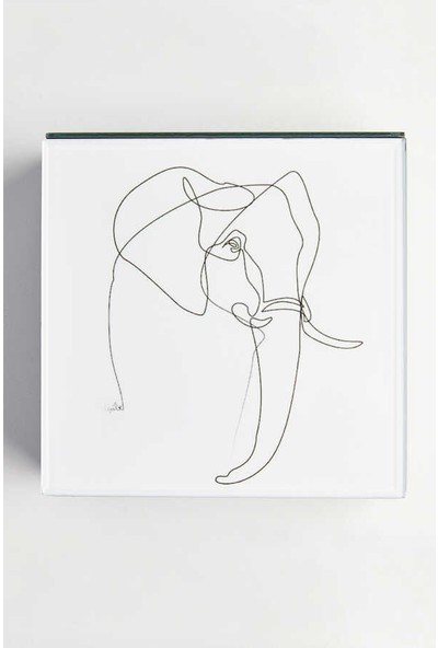 Deeps Home Bereket Motifli Dekoratif Cam Kutu Deeps Home Bereket Motifli Dekoratif Cam Kutu