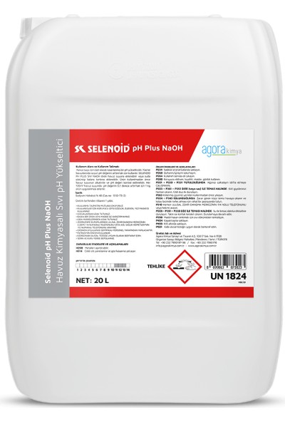 Selenoid ph Plus Sıvı Naoh 20 L / 30 kg