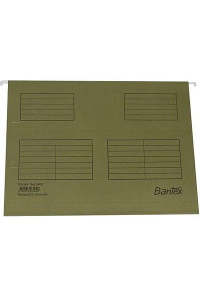 Bantex 3460 Bantex 3460 Askılı Dosya Telsiz A4 Yeşil