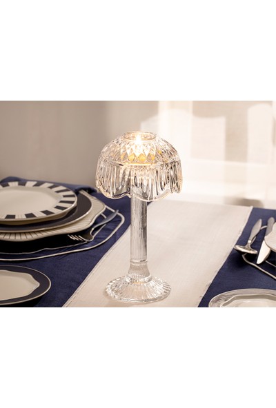 Arzu Sabancı Luminance Şamdan 12X23 cm Şeffaf