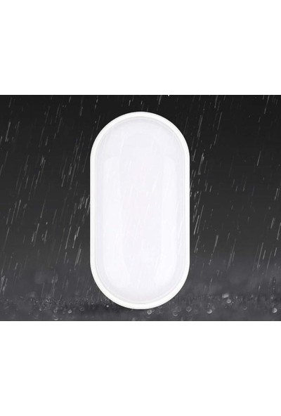 Sekatech 15W Oval LED Nem Su Geçirmez Banyo Bahçe Modern Tavan Lambası Sekatech 15W Oval LED Nem Su Geçirmez Banyo Bahçe Modern Tavan Lambası