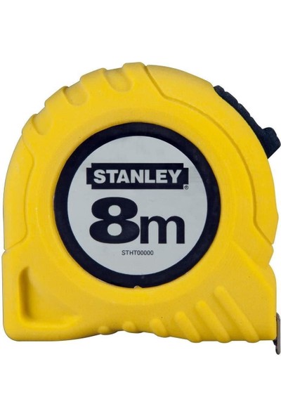 Stanley Sarı Çelik Şerit Metre 8 Metre * 25 mm Stanley Sarı Çelik Şerit Metre 8 Metre * 25 mm