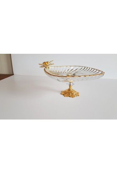 Beyaz Evim Yaprak Bölmeli Ayaklı Sunumluk Beyaz Evim Yaprak Bölmeli Ayaklı Sunumluk