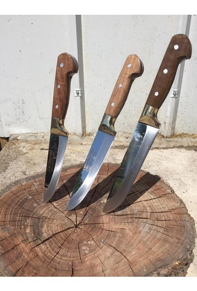 Sürmene Kasap Bıçak Seti Kemik - Yüzme - 3no Bıçak Sürmene Kasap Bıçak Seti Kemik - Yüzme - 3no Bıçak