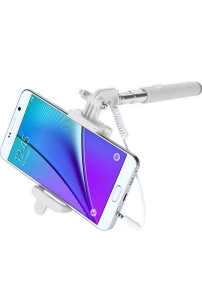 Eiroo Universal Beyaz Selfie Çubuğu