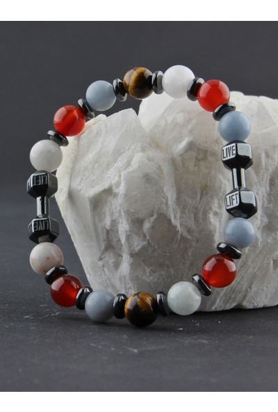 Osmanlı Doğaltaş Bay Sporcu Bileklik 8 mm