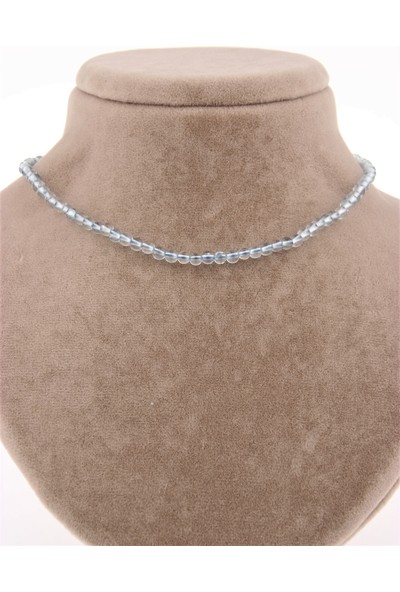 Osmanlı Doğaltaş Mavi Topaz Doğal Taş KOLYE4MM Osmanlı Doğaltaş Mavi Topaz Doğal Taş KOLYE4MM