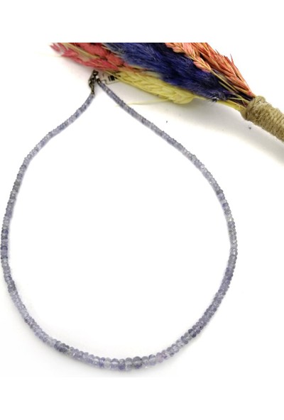 Osmanlı Doğaltaş Tanzanit Doğal Taş Kolye Osmanlı Doğaltaş Tanzanit Doğal Taş Kolye