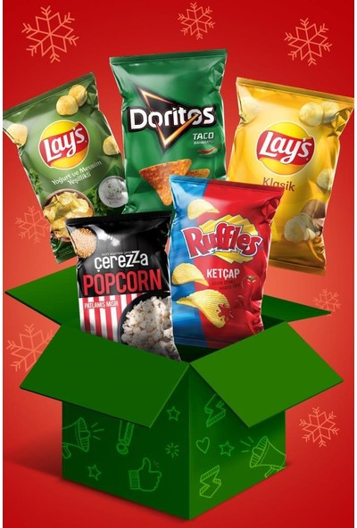 Yaz Cips Paketi (Lay’s, Ruffles, Doritos, Çerezza) Yaz Cips Paketi (Lay’s, Ruffles, Doritos, Çerezza)