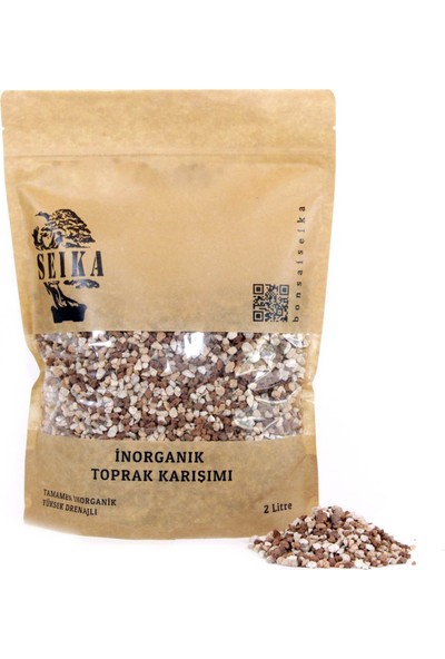 Seika Inorganik Toprak Karışımı Bonsai, Sukulent, Kaktüs TK03 (5 Litre)