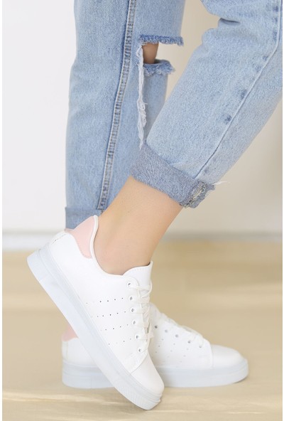 Kalın Tbn Günlük Ayakkabı Beyazpudra - 8585.264.