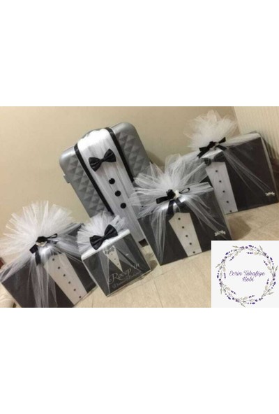 Ecrin Tuhafiye Hobi Damat Bohça Süsleme Seti Ecrin Tuhafiye Hobi Damat Bohça Süsleme Seti