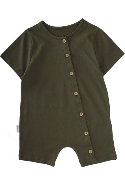 Cigit Çapraz Patlı Tulum 0-3 Yaş Koyu Haki Cigit Çapraz Patlı Tulum 0-3 Yaş Koyu Haki