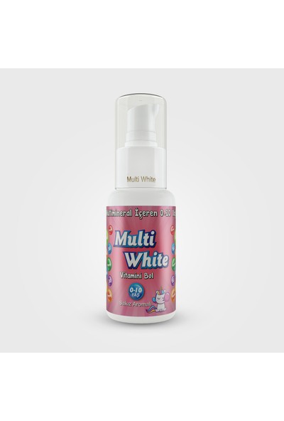 Multi White 0-10 Yaş Multivitamin Multimineral Içeren Natural Sakız Aromalı Çocuk Diş Macunu 50 ml Multi White 0-10 Yaş Multivitamin Multimineral Içeren Natural Sakız Aromalı Çocuk Diş Macunu 50 ml