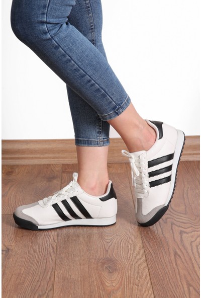 Nost Günlük Spor Ayakkabı Samoa Modeli Beyaz Unisex Nost Günlük Spor Ayakkabı Samoa Modeli Beyaz Unisex