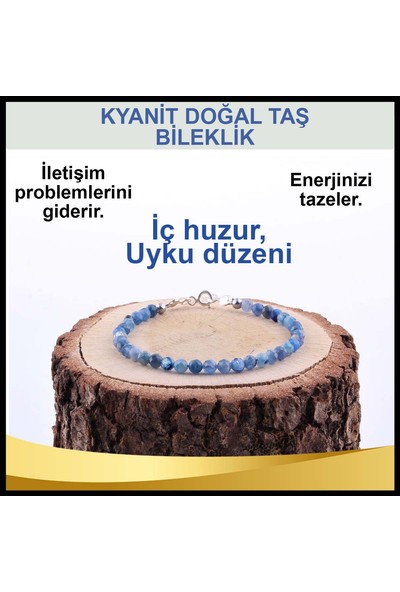 Osmanlı Doğaltaş Kyanit Doğal Taş Bileklik 3 mm - B809 Osmanlı Doğaltaş Kyanit Doğal Taş Bileklik 3 mm - B809