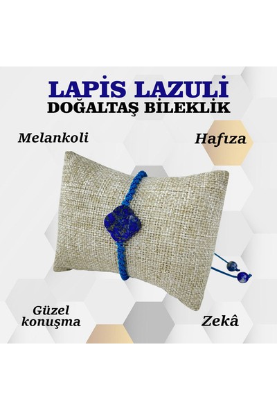 Osmanlı Doğaltaş Lapis Lazuli Doğaltaş Bileklik 15 Mm, B887 Osmanlı Doğaltaş Lapis Lazuli Doğaltaş Bileklik 15 Mm, B887