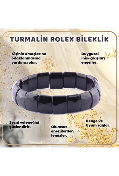 Osmanlı Doğaltaş Turmalin Doğal Taş Rolex Bileklik B429 Osmanlı Doğaltaş Turmalin Doğal Taş Rolex Bileklik B429