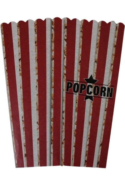 Aypack Popcorn Kutusu Mısır Cips Kutusu 50 Li Bordo Aypack Popcorn Kutusu Mısır Cips Kutusu 50 Li Bordo