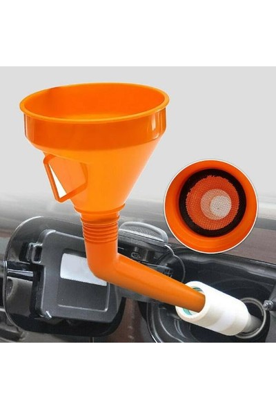 Mastercar Spralli Huni 160MM Çelik Süzgeçli Turuncu Mastercar Spralli Huni 160MM Çelik Süzgeçli Turuncu