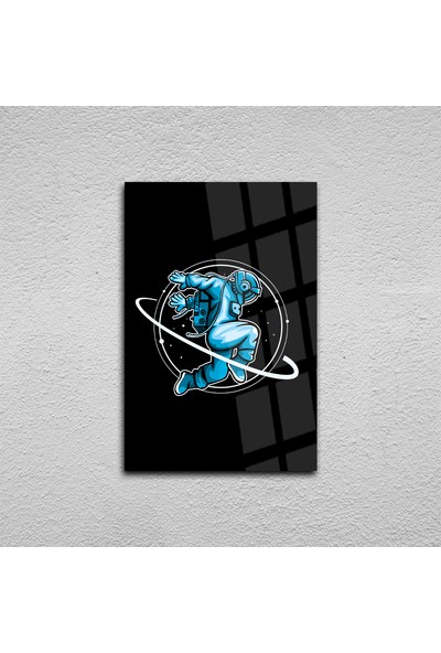 Arven Glass - Illüstrasyon Astronot1 Cam Tablo Arven Glass - Illüstrasyon Astronot1 Cam Tablo