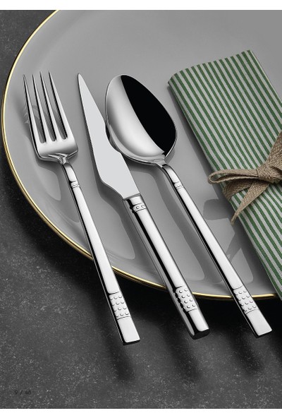 Arsel Domino Sade Yemek Bıçağı 12'li