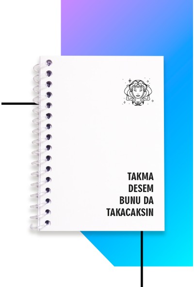 Evrem Yayıncılık Başak Burcu - Takma Desem Bunu Da Takacaksın Not Defteri 10,5 x 14,8 cm Çizgisiz 120 Sayfa 60 Yaprak Evrem Yayıncılık Başak Burcu - Takma Desem Bunu Da Takacaksın Not Defteri 10,5 x 14,8 cm Çizgisiz 120 Sayfa 60 Yaprak