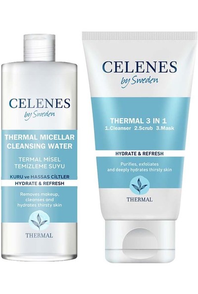 Celenes By Sweden 3in1 Tüm Ciltler ve Temizleme Suyu 250 ml Celenes By Sweden 3in1 Tüm Ciltler ve Temizleme Suyu 250 ml