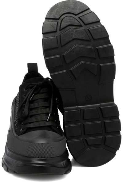 Tergan Siyah Vegan Kadın Ayakkabı 65683I46