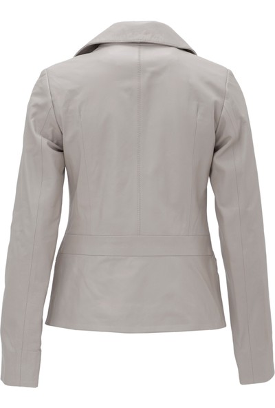 Tergan Bej Deri Kadın Mont 320252Q3W