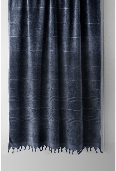 Denizli Concept Monaco Havlu Peştamal Antrasit