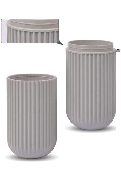 Xnews 12+2 Adet Neudesign Diş Fırça Gözlük Kozmetik Kapaklı Organizer Kutu 716405