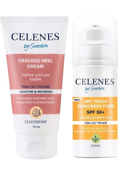 Celenes By Sweden 50 Spf Güneş Koruyucu ve Topuk Çatlak Kremi 75 ml Celenes By Sweden 50 Spf Güneş Koruyucu ve Topuk Çatlak Kremi 75 ml