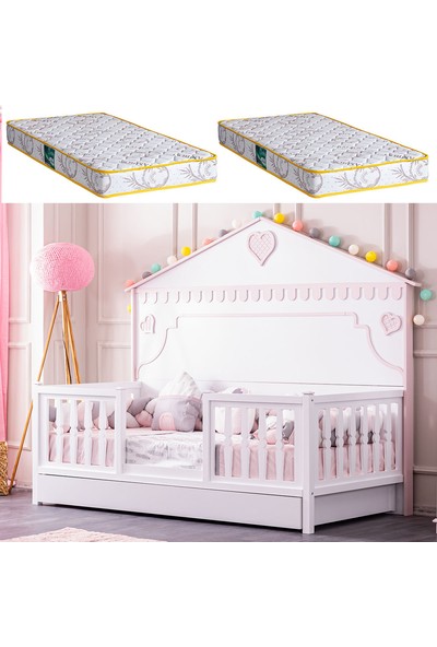 Setay Montessori Karyola, Rosa Montessori Yavrulu Yatak + 2 Adet Comfort Yatak Setay Montessori Karyola, Rosa Montessori Yavrulu Yatak + 2 Adet Comfort Yatak