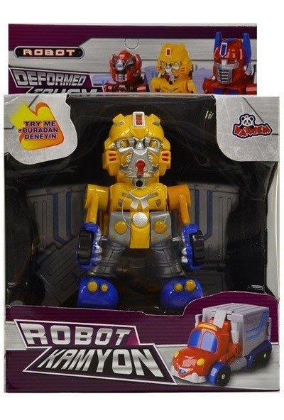 Vardem Oyuncak 338-A/C Kamyona Dönüşebilen Mini Robot Vardem Oyuncak 338-A/C Kamyona Dönüşebilen Mini Robot