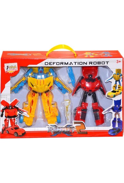 Asya Oyuncak 02717-M205-1 Ikili Dönüşebilen Robot Asya Oyuncak 02717-M205-1 Ikili Dönüşebilen Robot