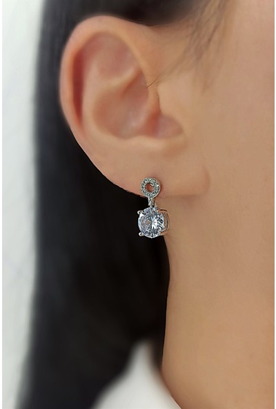 ÇLK Accessories Tektaş Küpe TRKÜPE34571