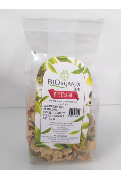 Biorganix Life Çarkıfelek Otu 50 gr Biorganix Life Çarkıfelek Otu 50 gr